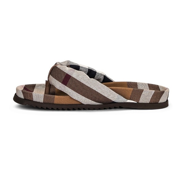 Burberry | Shoes | Burberry Signature Birch Brown Beige Check Sexy ...